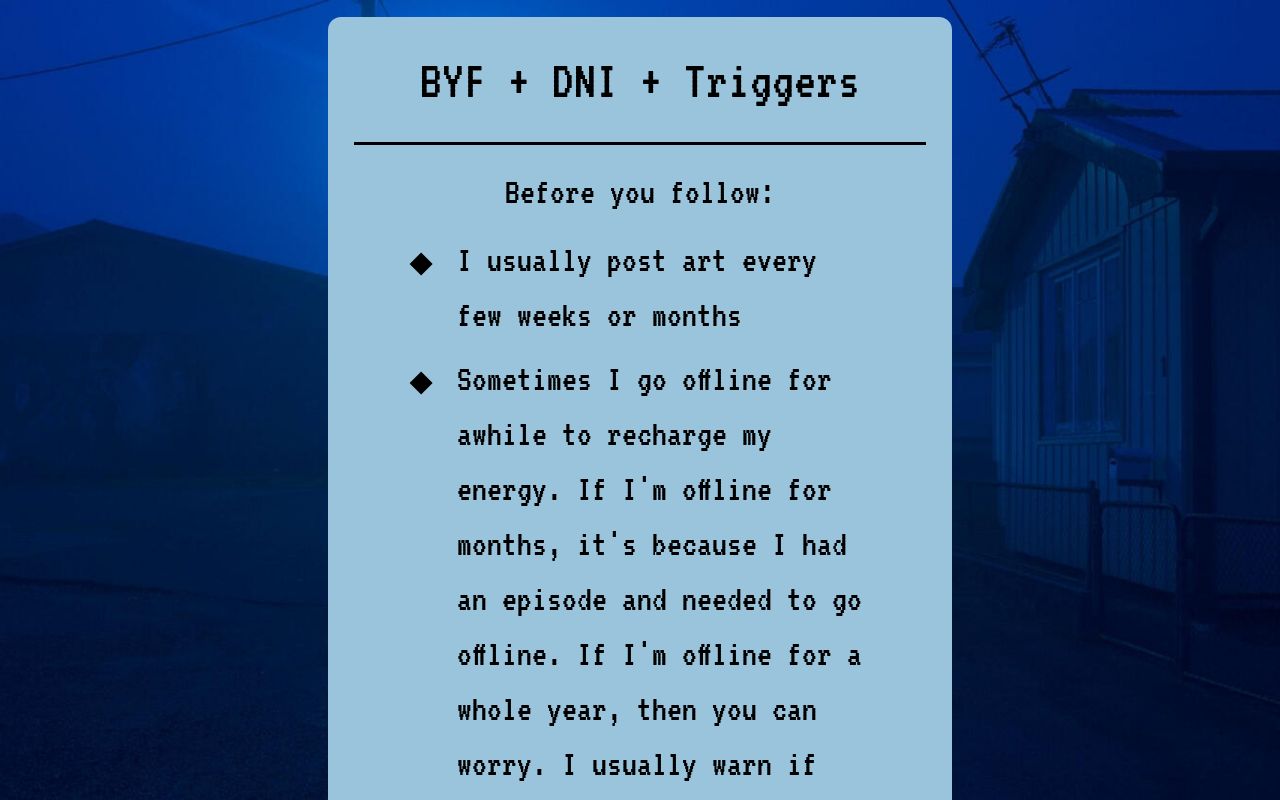 BYF + DNI + triggers